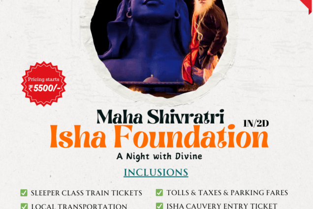 Maha Shivaratri Special Trip To Isha Foundation From Hyderabad ...